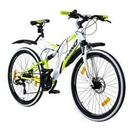 Galano Volt DS Mountainbike Fully ab 160 cm Jugendfahrrad 26 Zoll Fahrrad 21 Gang MTB f&uuml;r Jungen und M&auml;dchen Jugendrad