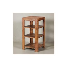 KADIMA DESIGN Massivholz B&uuml;cherregal: Mehrzweck-Stauraum, Sheesham, 3-4 B&ouml;den, handgefertigt, pflegeleicht.