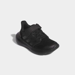 Sneaker adidas Sportswear "Tensaur Run 3.0 EL C", M&auml;dchen, Gr. 32, schwarz (core schwarz, core schwarz, core schwarz), Synthetik, Textil, Schuhe Sneaker, mit Klettverschluss, f&uuml;r Kinder & Jugendliche