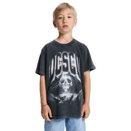 T-Shirt DC Shoes "Skull Storm", Jungen, Gr. 14(155-164cm), schwarz, Obermaterial: 75% Baumwolle, 25% Baumwolle., Shirts T-Shirt