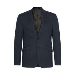 Winterjacke Clean Cut Copenhagen "Clean Cut Copenhagen Milano Jersey Blazer", Herren, Gr. 48, navy, 75% Polyester, 22% Viskose, 3% Elasthan, unifarben, normal, amerikanischer Ausschnitt, Jacken Winterjacke