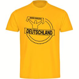 multifanshop Herren T-Shirt - Deutschland - Meine Fankurve - Druck schwarz - M&auml;nner
