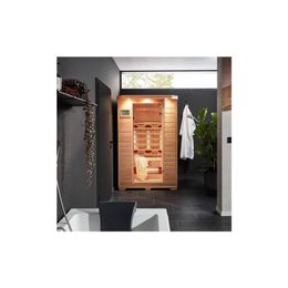 Home Deluxe Infrarotkabine mit Vollspektrumstrahler REDSUN M - 120 x 105 cm f&uuml;r 2 Personen