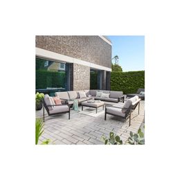 Home Deluxe Gartenlounge Aluminium RIO XXL - Anthrazit