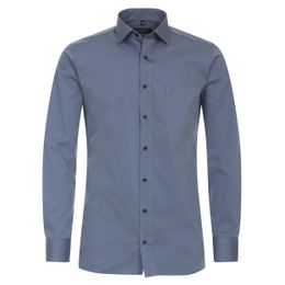 Businesshemd Casamoda "Casamoda Businesshemd uni", Herren, Gr. 48, Normalgr&ouml;&szlig;en, blau (mittelblau), 100% Baumwolle, unifarben, schmal, Hemden