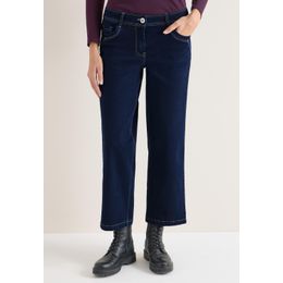 Loose-fit-Jeans Cecil, Damen, Gr. 36, L&auml;nge 28, rinsed wash, Jeans, 81% Baumwolle, 17% Polyester, 2% Elasthan, unifarben, kn&ouml;chelfrei, Jeans, 5-Pocket-Style