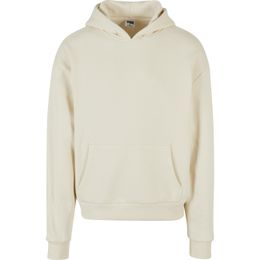 Sweatshirt Urban Classics "Urban Classics Herren Ultra Heavy Hoody", Herren, Gr. L, beige (sandwei&szlig;), 100% Baumwolle, unifarben, Sweatshirts Sweatshirt