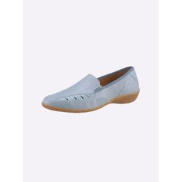 Slipper Classic Basics, Damen, Gr. 39, gr&uuml;n (zartmint), Glattleder, Basic, Schuhe Slipper