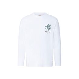 !Solid Langarmshirt SOLID "Langarmshirt SDFulton ONeck", Herren, Gr. L, wei&szlig;, Obermaterial: 100% Baumwolle CO., Shirts Langarmshirt