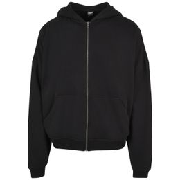 Sweatjacke Urban Classics "Urban Classics Herren 90's Zip Hoody", Herren, Gr. XL, schwarz, 65% Baumwolle, 35% Polyester, unifarben, Sweatjacken Sweatjacke