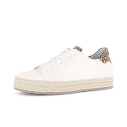 Sneaker Gabor "Sneaker low", Damen, Gr. 35, creme, Schuhe Sneaker