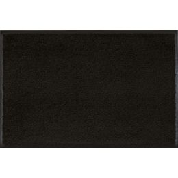 Fu&szlig;matte "Original Uni, Schmutzfangteppich" Gr. 2, schwarz, B:50cm H:9mm L:75cm, Kunstfaser, wash+dry by Kleen-Tex, Teppiche, Fu&szlig;matte, Schmutzmatte, rutschhemmend, auch als L&auml;ufer erh&auml;ltlich