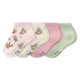 Topomini 4 Paar Baby Sneaker-Socken im Set