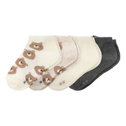Topomini 4 Paar Baby Sneaker-Socken im Set