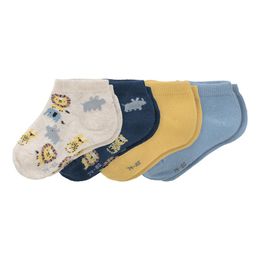 Topomini 4 Paar Baby Sneaker-Socken im Set