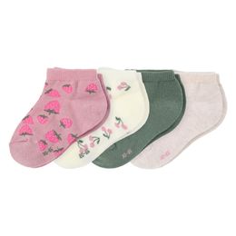 Topomini 4 Paar Baby Sneaker-Socken im Set