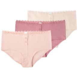 Gina Benotti 3 Damen Hipster mit Ajour-Muster