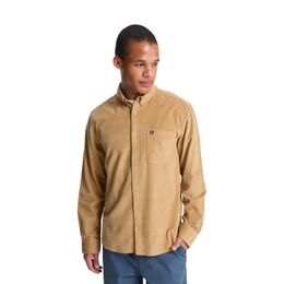 Langarmhemd Quiksilver "Smoke Trail Cord", Herren, Gr. S, US-Gr&ouml;&szlig;en, khaki, Obermaterial: 100% Baumwolle., Hemden