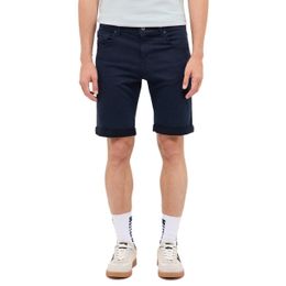 Slim-fit-Jeans Mustang "Herren Style Chicago Shorts Z", Herren, Gr. 36, grau (4136 schwarz), Denim/Jeans, 90% Baumwolle, 8% Polyester, 2% Elasthan, unifarben, slim fit, Jeans Slim-fit-Jeans