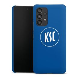 DeinDesign Galaxy A53 5G Handy Premium Case Smartphone Handyh&uuml;lle Schutzh&uuml;lle matt Logo Karlsruher Sc Ksc Premium Case