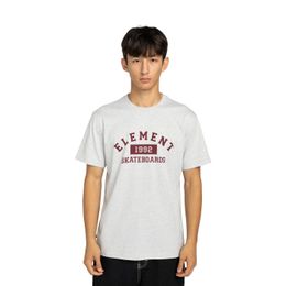 T-Shirt Element "Home Team", Herren, Gr. L, wei&szlig; (mid grau heather), Obermaterial: 100% Baumwolle;, Shirts T-Shirt
