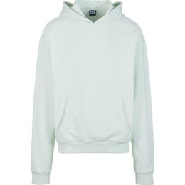 Sweatshirt Urban Classics "Urban Classics Herren Ultra Heavy Hoody", Herren, Gr. M, wei&szlig; (lightmint), 100% Baumwolle, unifarben, Sweatshirts Sweatshirt
