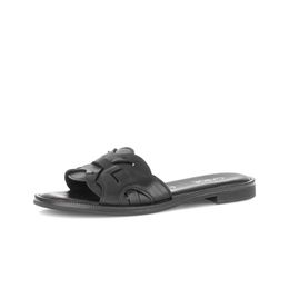 Pantolette Gabor "Pantolette", Damen, Gr. 38,5, schwarz, Schuhe Pantolette