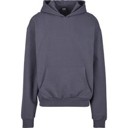 Sweatshirt Urban Classics "Urban Classics Herren Ultra Heavy Hoody", Herren, Gr. L, grau (magnet), 100% Baumwolle, unifarben, Sweatshirts Sweatshirt