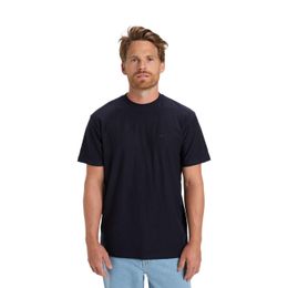 Sporttop Quiksilver "Slub Roundneck", Herren, Gr. L, blau (schwarz navy), Obermaterial: 100% Baumwolle;, Tops Sporttop