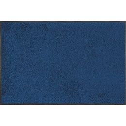 Fu&szlig;matte "Original Uni, Schmutzfangteppich" Gr. 16, blau, B:60cm H:9mm L:90cm, Kunstfaser, wash+dry by Kleen-Tex, Teppiche, Fu&szlig;matte, Schmutzmatte, rutschhemmend, auch als L&auml;ufer erh&auml;ltlich