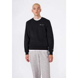 Sweatshirt Champion "ICONS CONTRAST Fleece Crewneck Sweatshirt", Herren, Gr. S (44/46), nbk, ns, Obermaterial: 70% Baumwolle, 30% Polyester, Sweatshirts Sweatshirt
