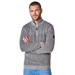 Troyer Casamoda "Casamoda Stricktroyer uni", Herren, Gr. L, braun, 100% Baumwolle, Pullover Troyer