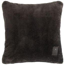 JOOP! Kissenbezug Sleek, Grau, Graubraun, Textil, Uni, 50x50 cm, hochwertige Qualit&auml;t, Wohntextilien, Bez&uuml;ge, Kissenbez&uuml;ge