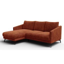 ECKSOFA VILT 3-Sitzer, orange