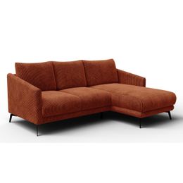 ECKSOFA VILT 3-Sitzer, orange