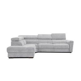 ECKSOFA CALVERA 5-Sitzer, hellgrau