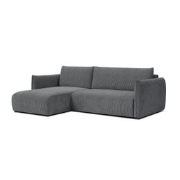 ECKSOFA TAUER 3-Sitzer rechts, dunkelgrau