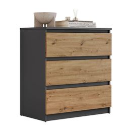 HIGHBOARD HANA M3 Artisan Eiche / Anthrazit