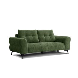 SOFA SALVINI 3-Sitzer, dunkelgr&uuml;n