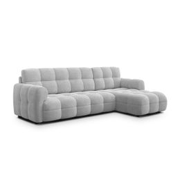 ECKSOFA MELLOW 4-Sitzer, hellgrau