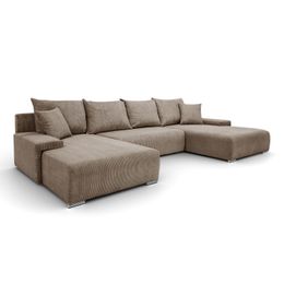 WOHNLANDSCHAFT LAVIO U mit Schlaffunktion und Bettkasten