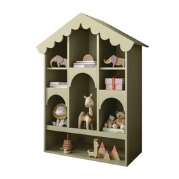 BABYREGAL BABUSHKA &ndash; Puppenhaus-Design, Olivgr&uuml;n
