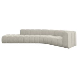 ECKSOFA modulares Sofa Tilmo-L1 - 399x194x70 cm Creme