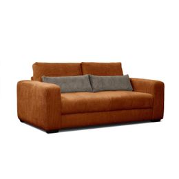 SOFA OLI 3-Sitzer, orange