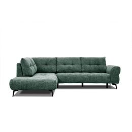 ECKSOFA SALVINI 5-Sitzer, smaragdgr&uuml;n