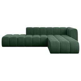 ECKSOFA modulares Sofa Zuvon-L1 - 296x177x70 cm Gr&uuml;n