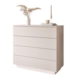 KOMMODE LINA KASCHMIR 95 cm mit LED-Beleuchtung Push-Open-System