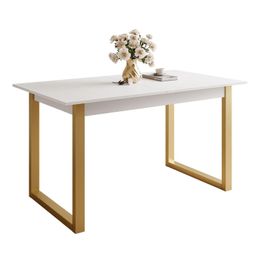 ESSTISCH ARTON GOLD II 140-195 cm f&uuml;r 6-8 Personen
