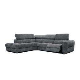 ECKSOFA CALVERA 5-Sitzer mit 1 Relaxfunktion, graphitfarben
