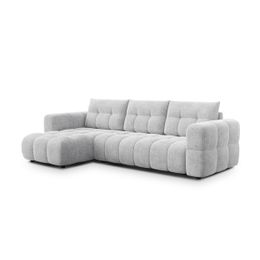 ECKSOFA CLOUDI 4-Sitzer links, hellgrau